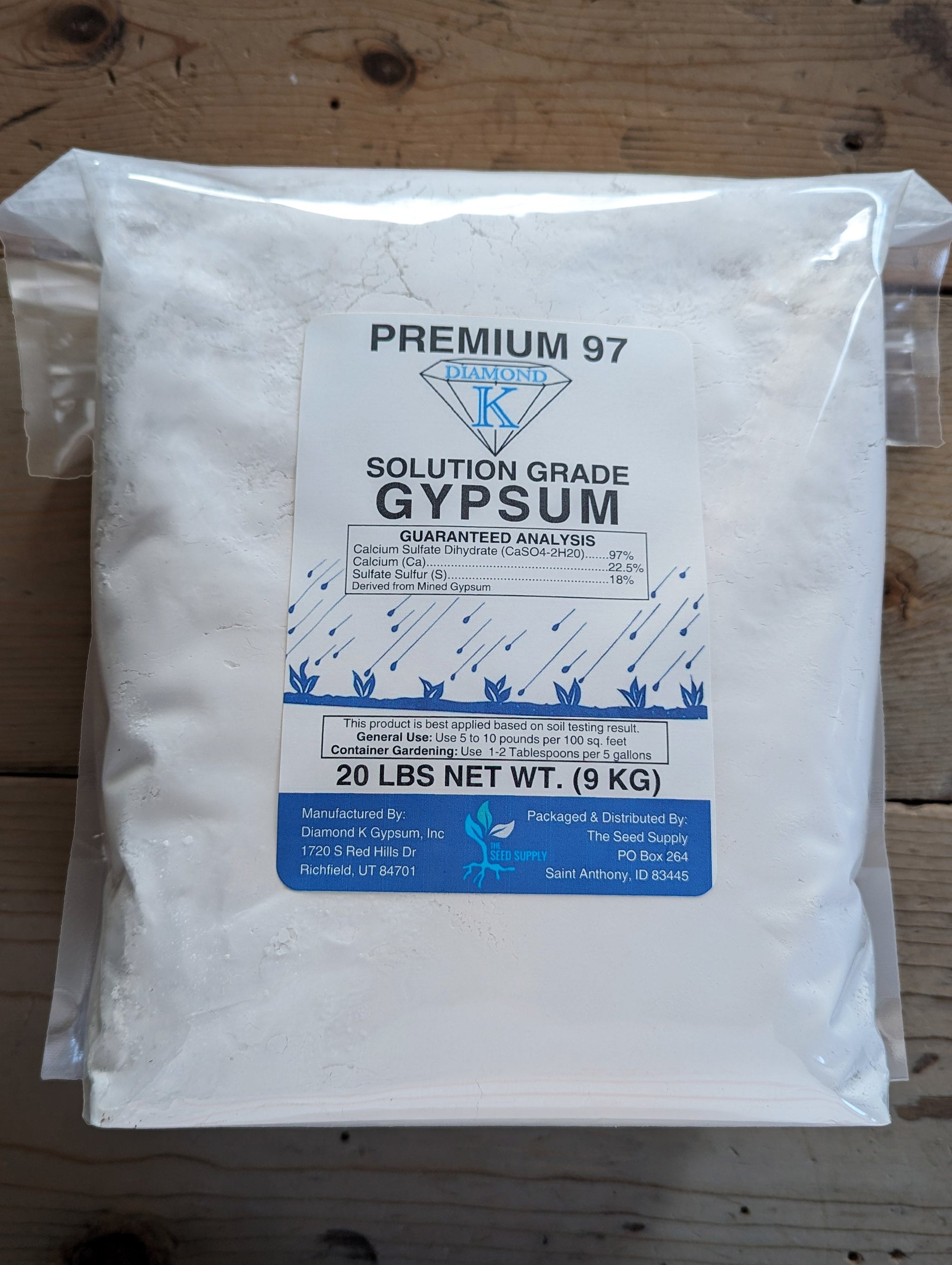 Diamond K Gypsum Powder – The Seed Supply